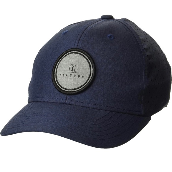 PGA Tour | Accessories | Pga Tour Mens Heather Performance Classic Navy ...
